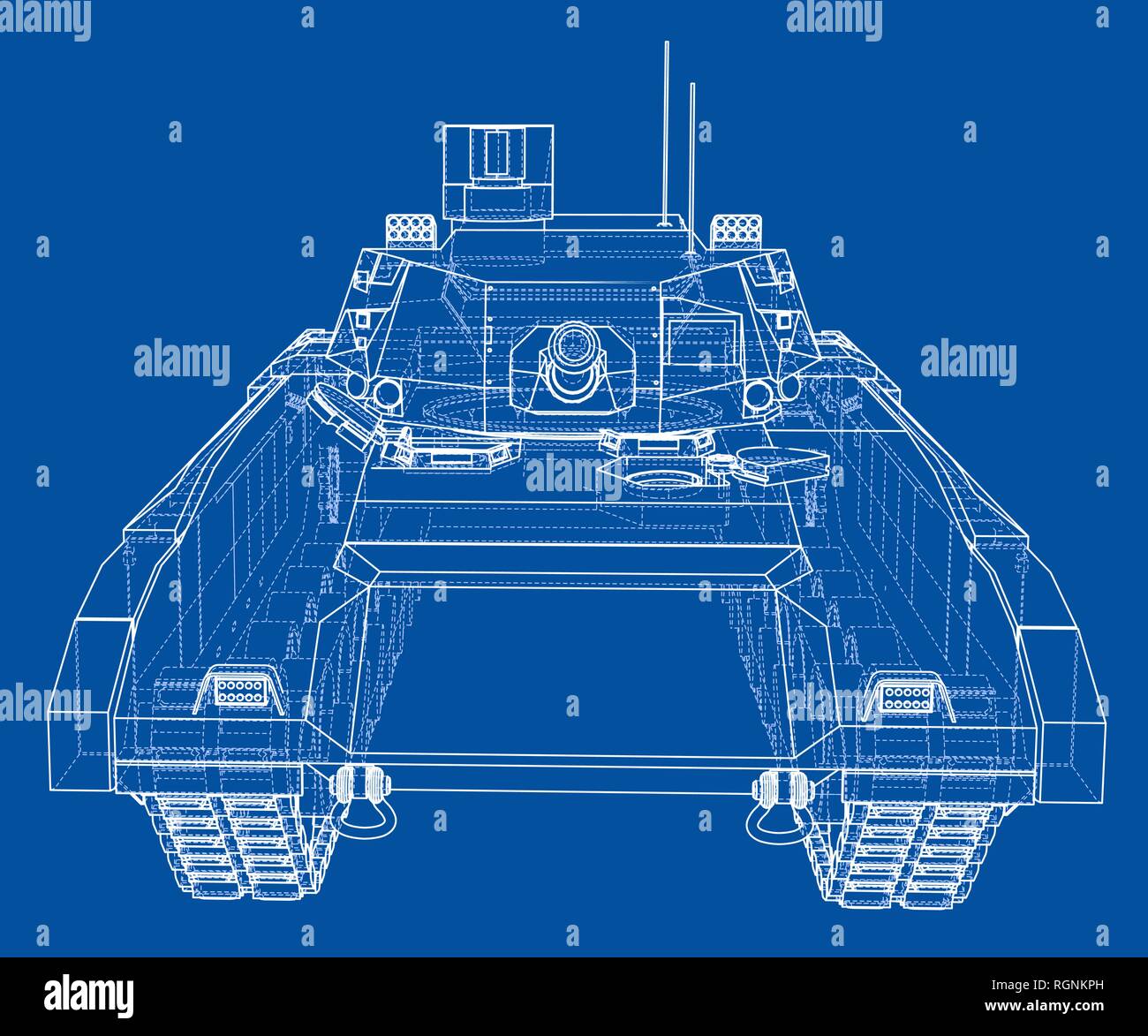Artillery blueprint Stock Vector Images - Alamy