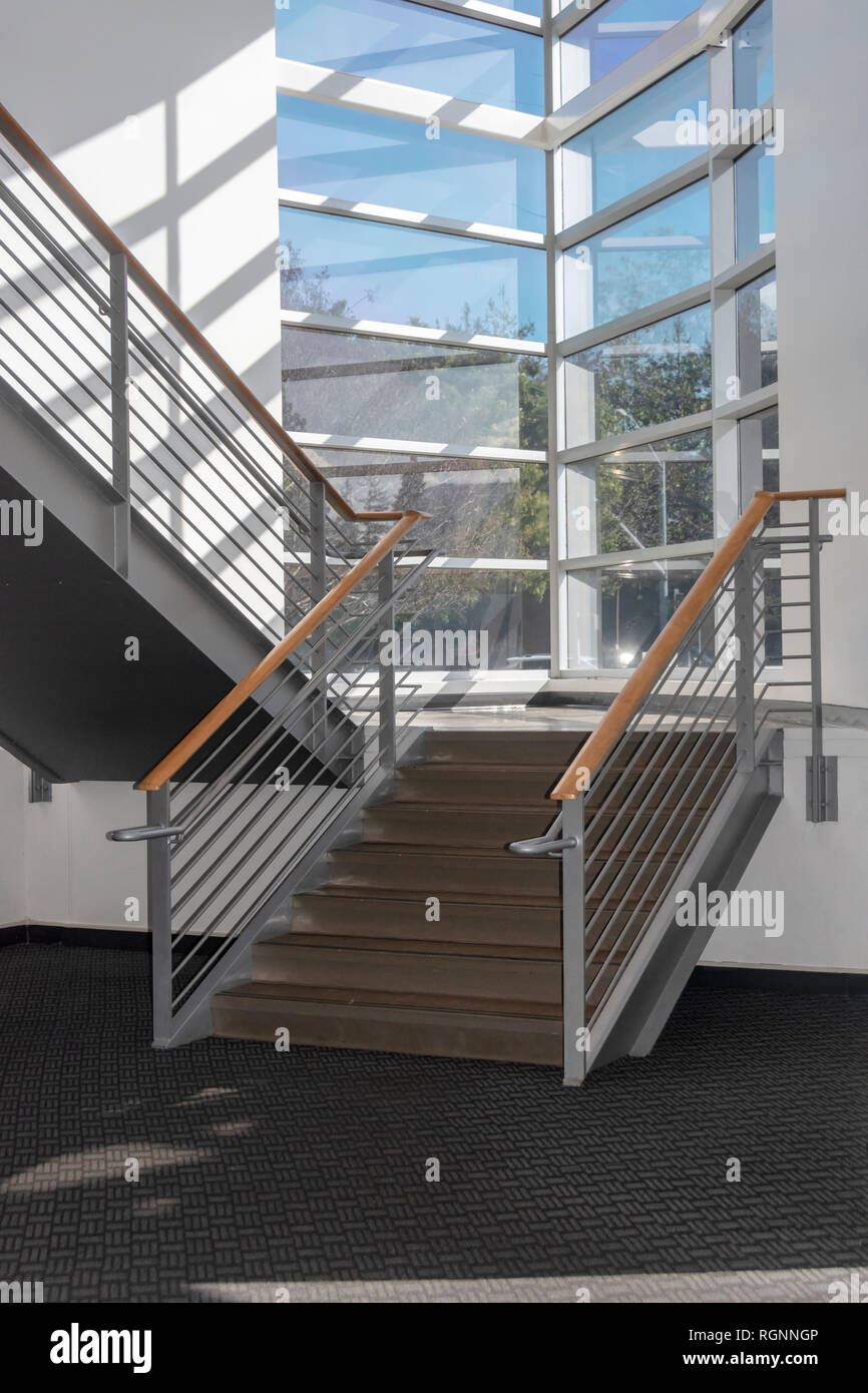Staircase interior of a modern office Stock Photo - Alamy
