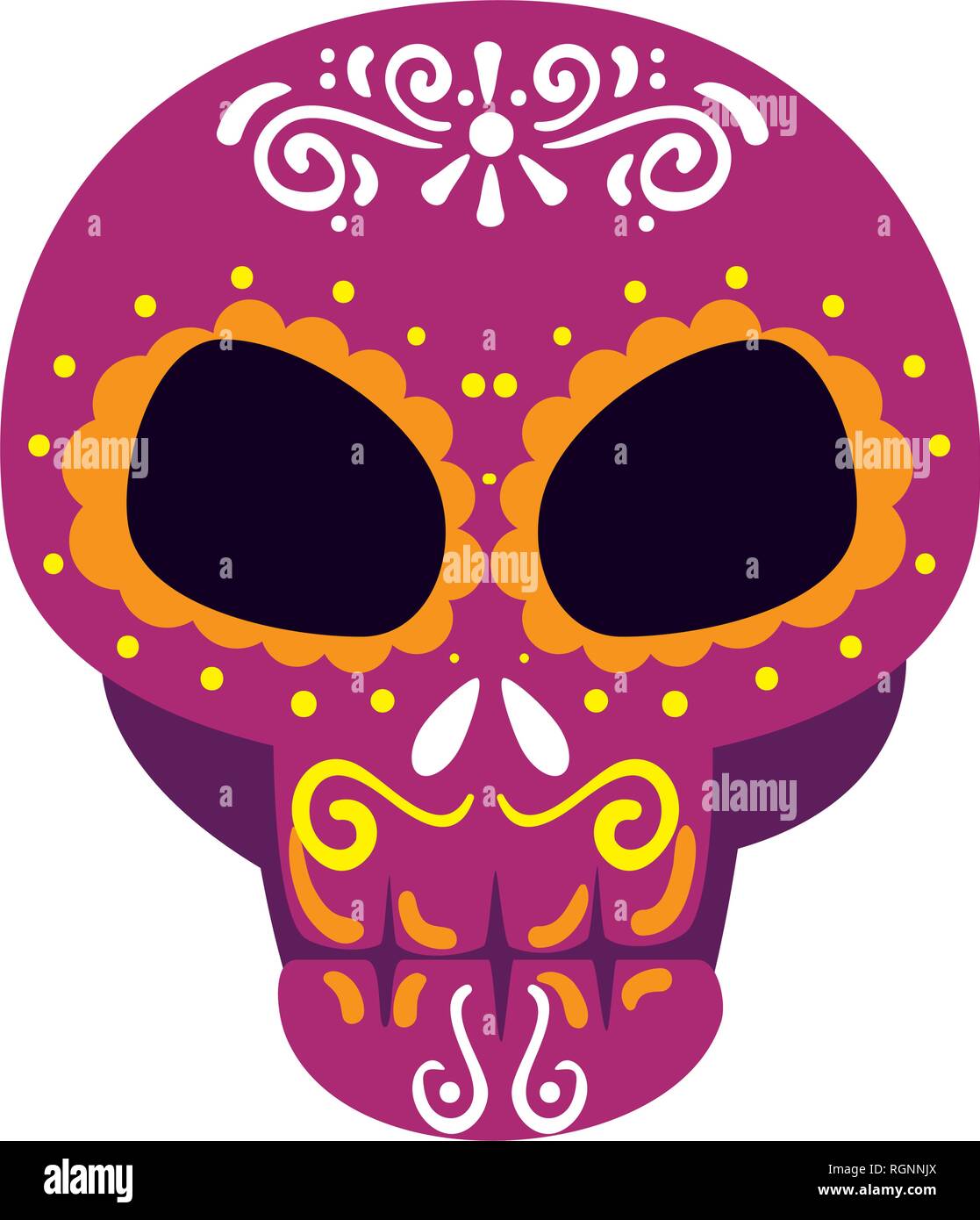 death day mask celebration Stock Vector Image & Art - Alamy