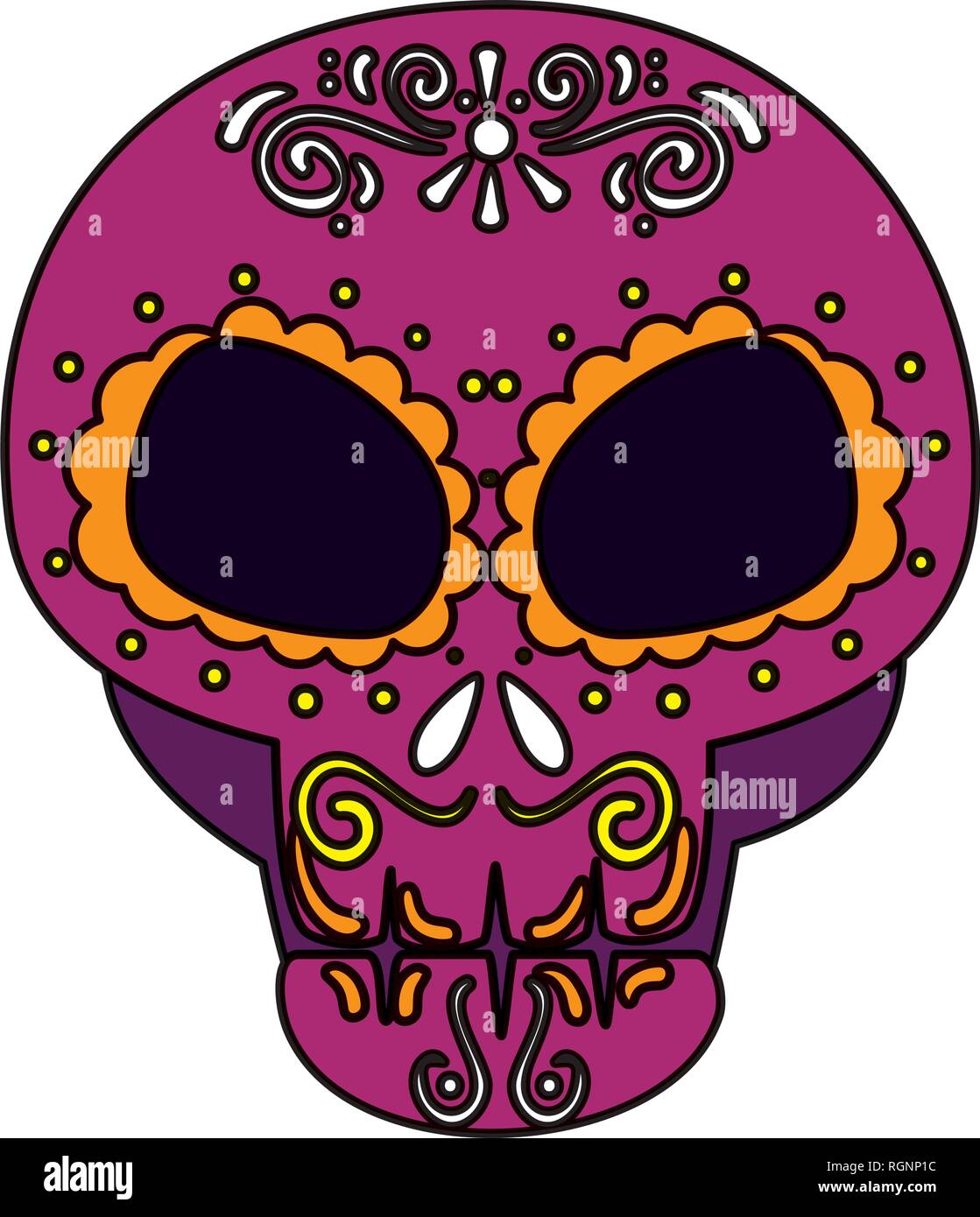 death day mask celebration Stock Vector Image & Art - Alamy