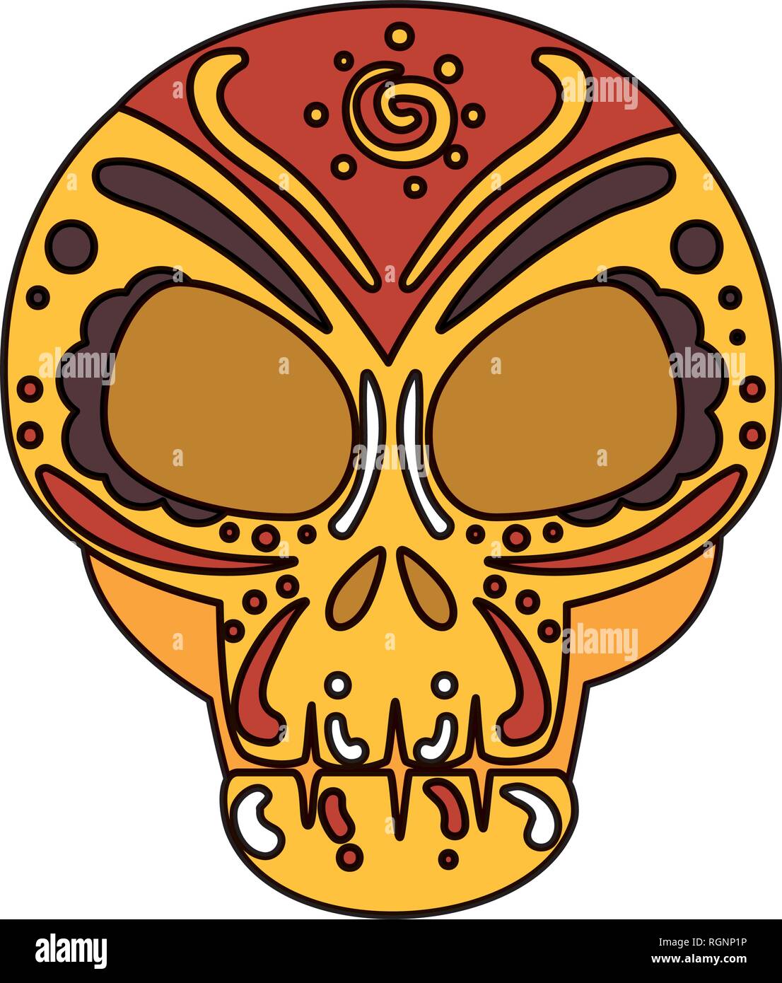 death day mask celebration Stock Vector Image & Art - Alamy