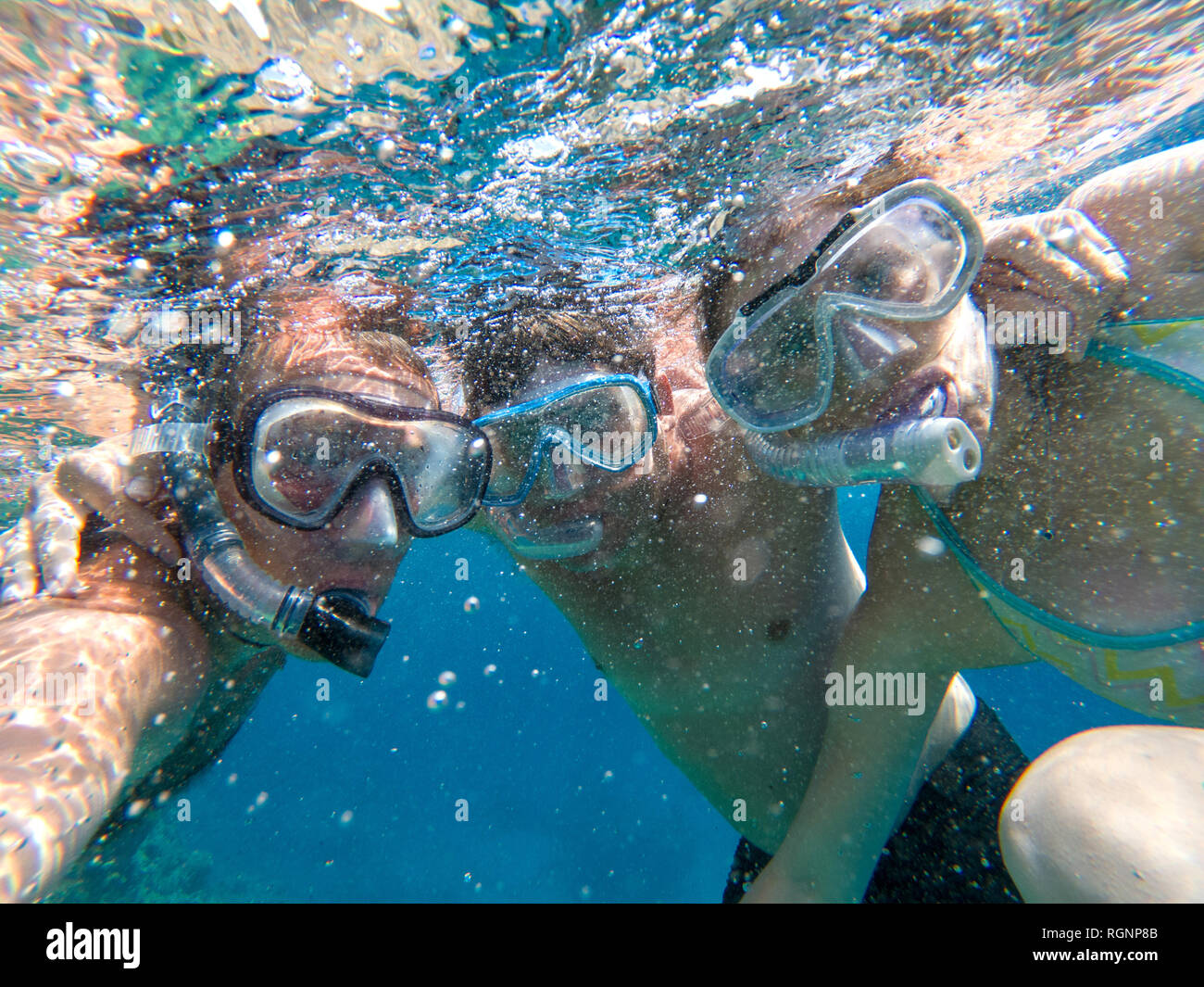 Selfie underwater hi-res stock photography and images - Alamy