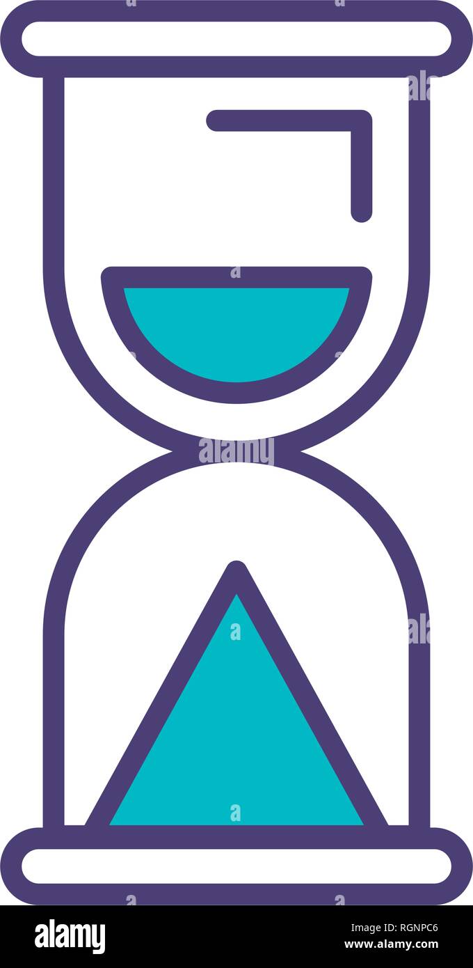 time hourglass isolated icon Stock Vector Image & Art - Alamy