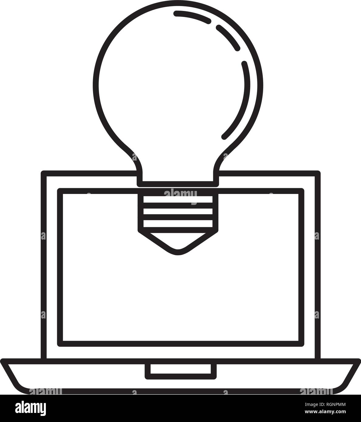 Laptop image clipart Stock Vector Images - Alamy