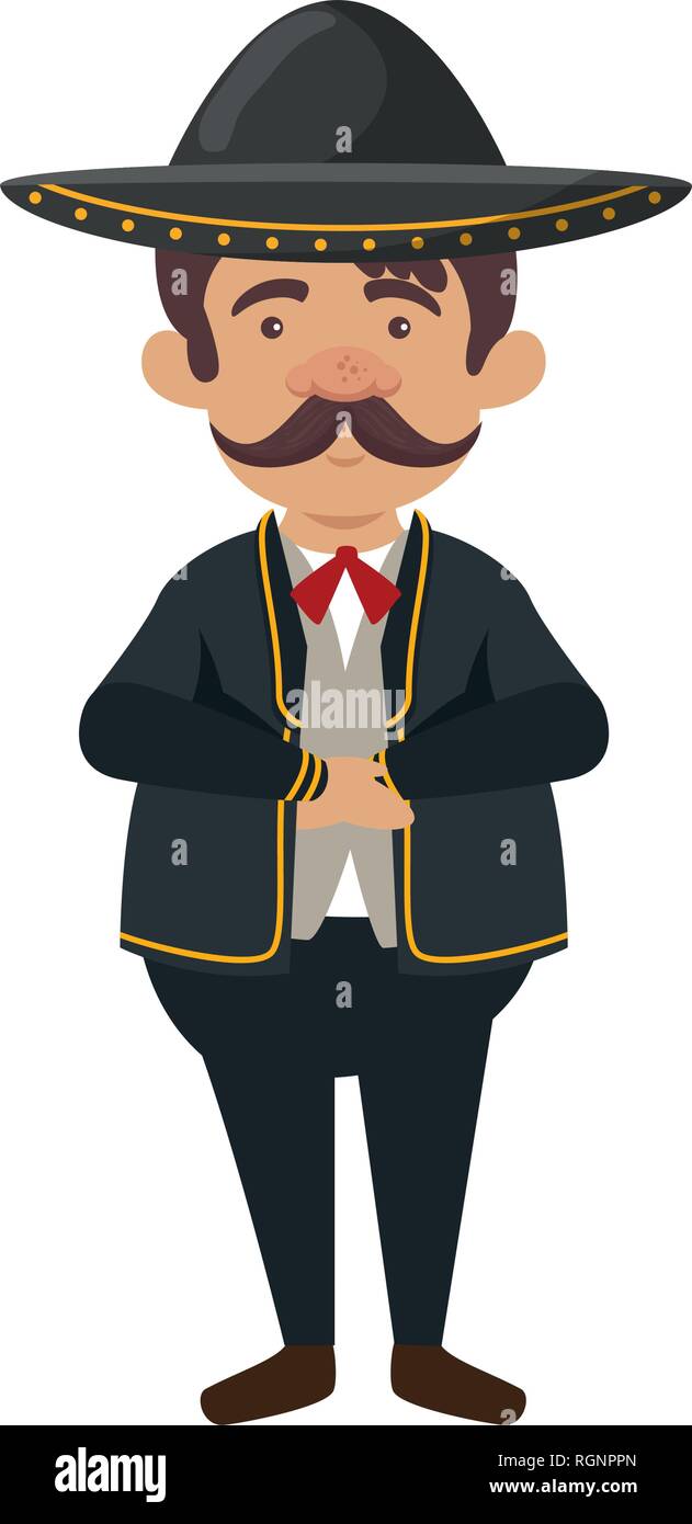 traditional mexican mariachi character Stock Vector Image & Art - Alamy