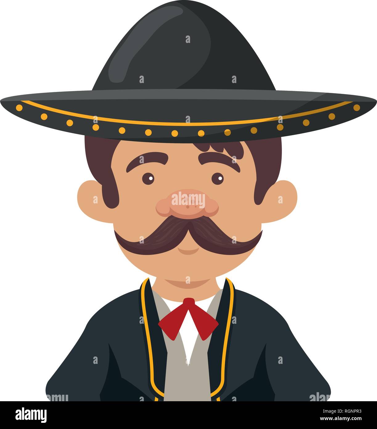 traditional mexican mariachi character Stock Vector Image & Art - Alamy
