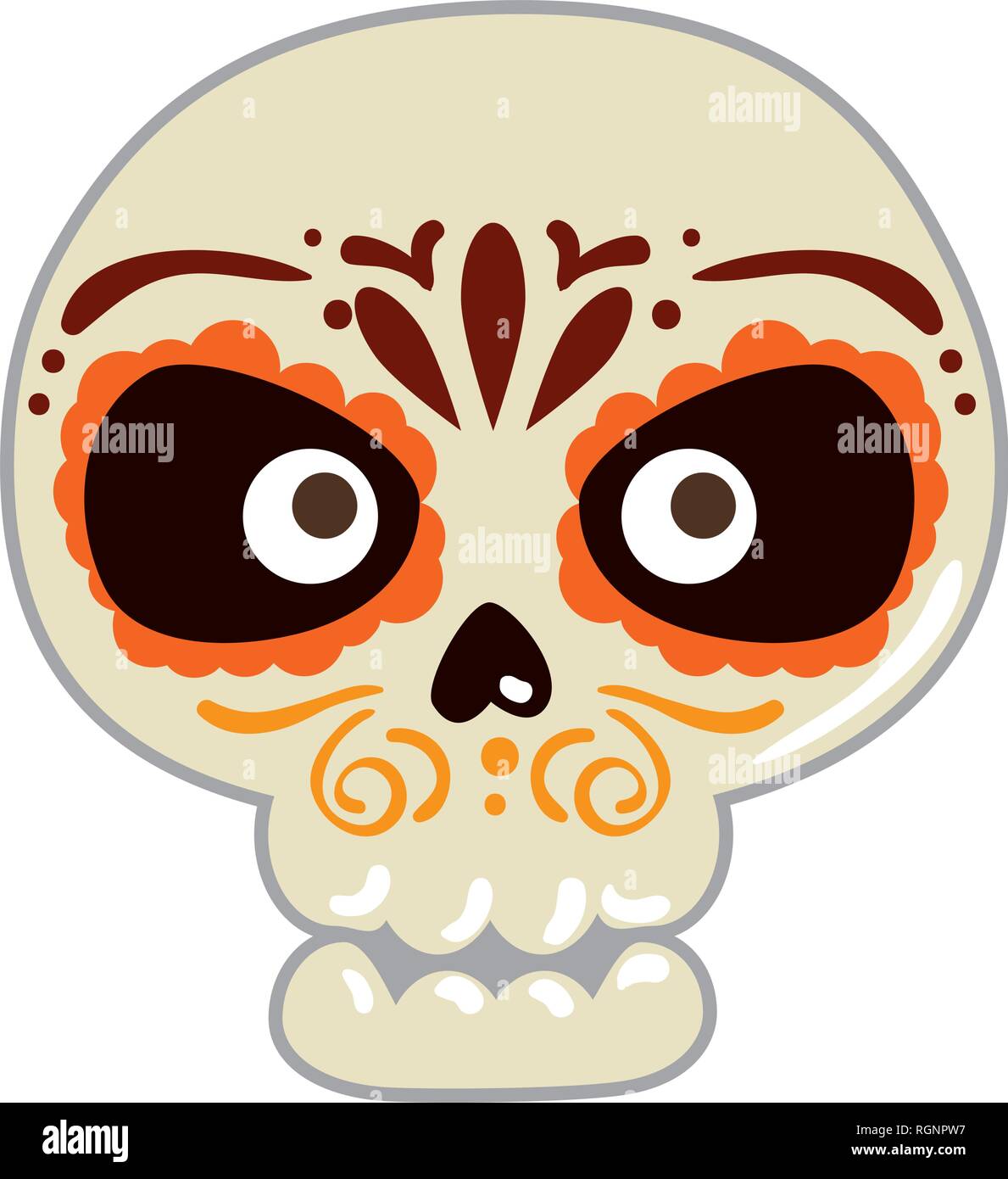 death day mask celebration Stock Vector Image & Art - Alamy