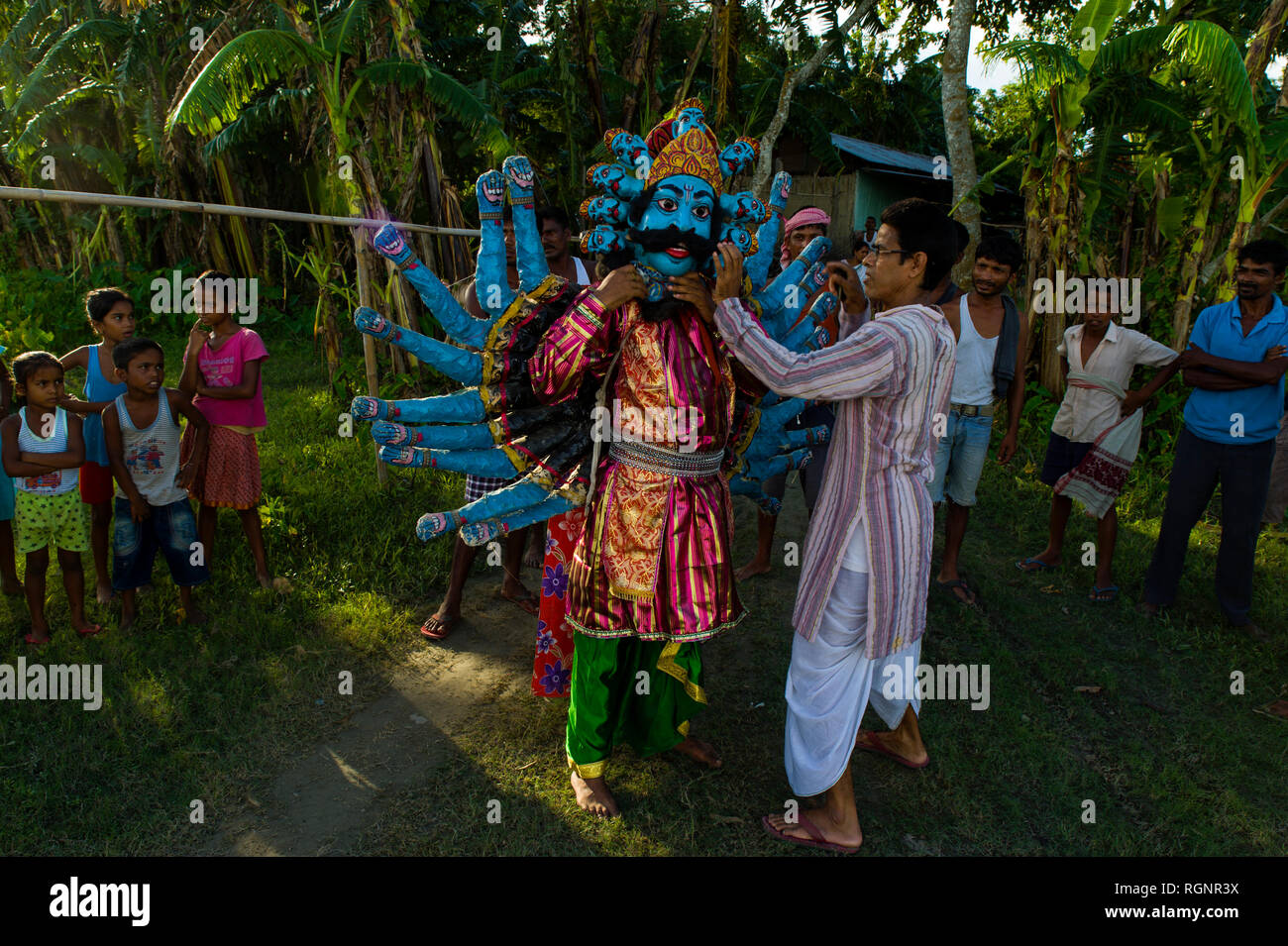 Mask drama majuli hi-res stock photography and images - Alamy