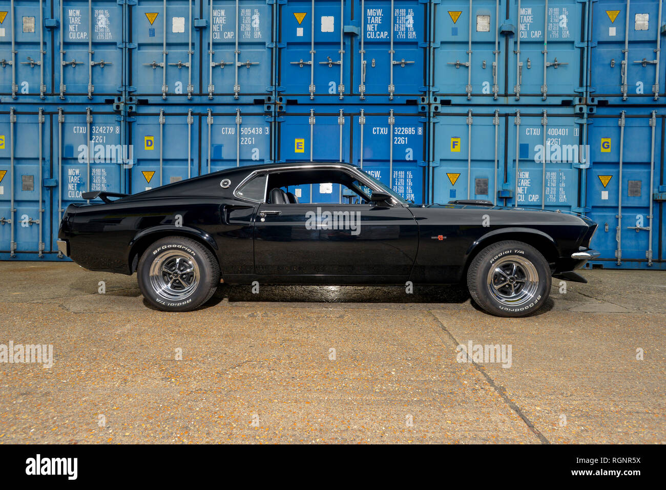 1969 Ford Mustang 428 - classic American muscle car Stock Photo - Alamy