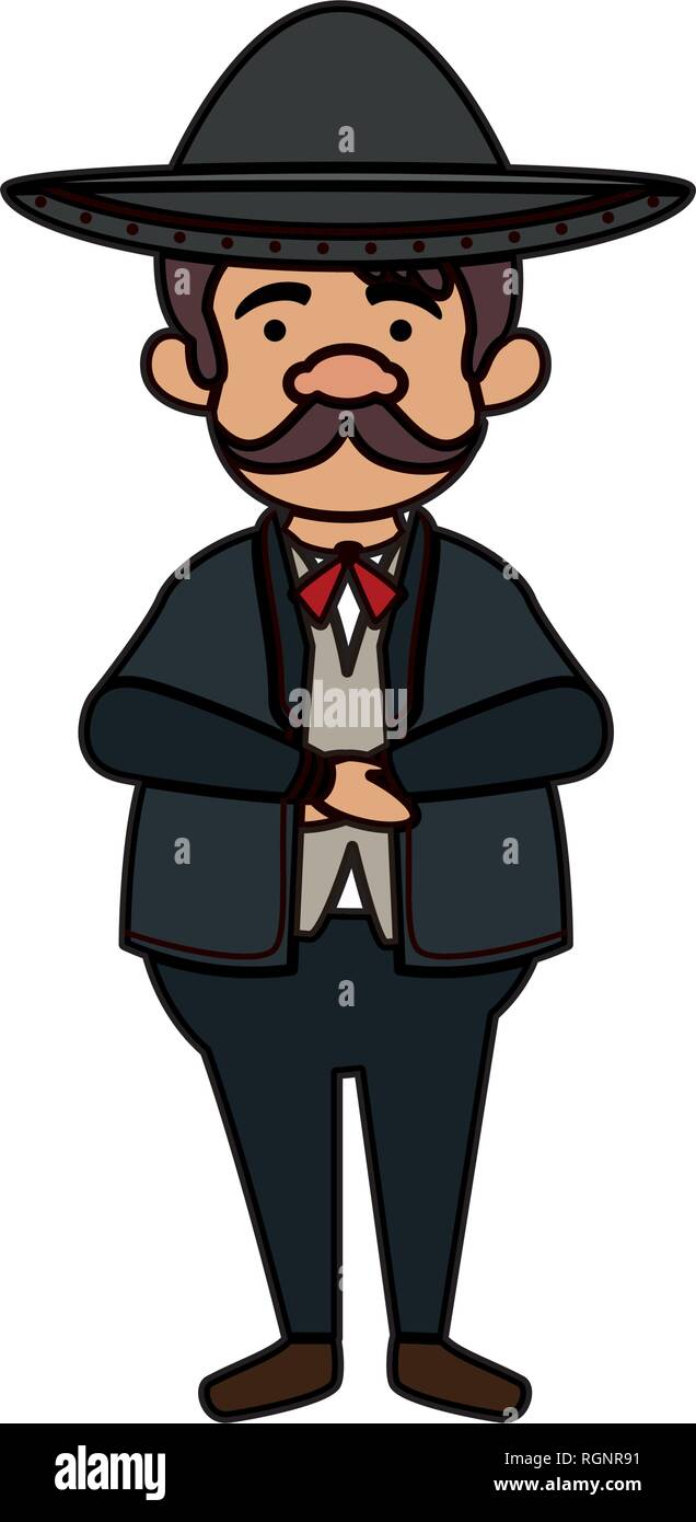 traditional mexican mariachi character Stock Vector Image & Art - Alamy