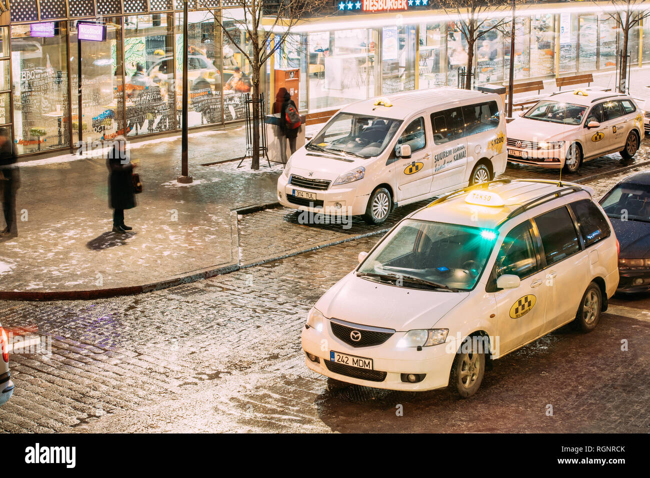 Taxi service tallinn hi-res stock photography and images - Alamy