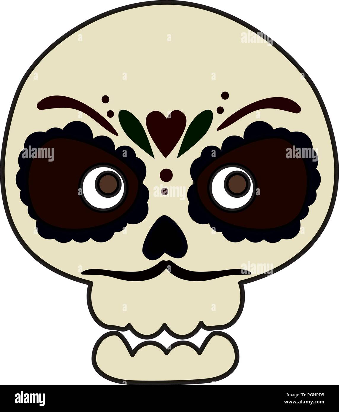 death day mask celebration Stock Vector Image & Art - Alamy