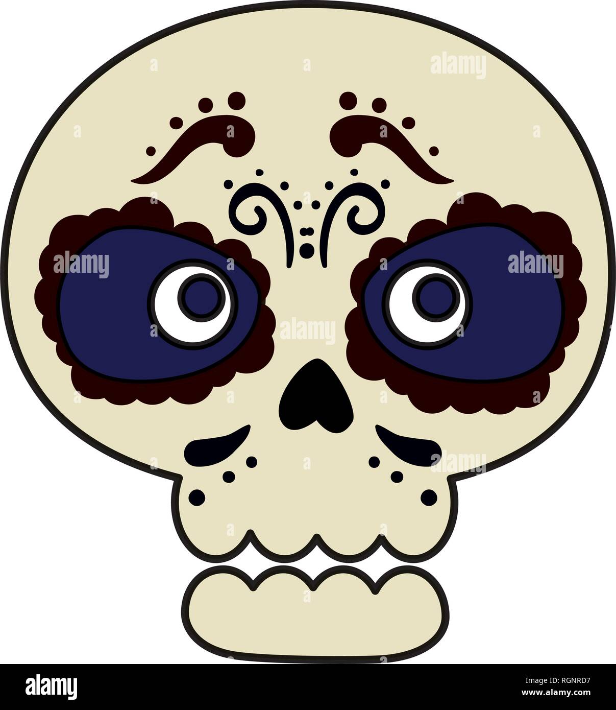 death day mask celebration Stock Vector Image & Art - Alamy