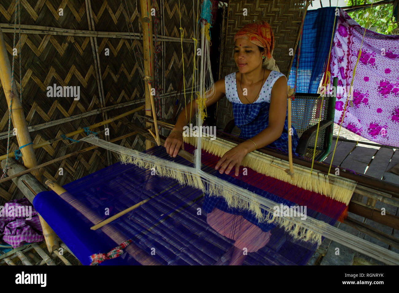 Handloom northeast india hi-res stock photography and images - Alamy
