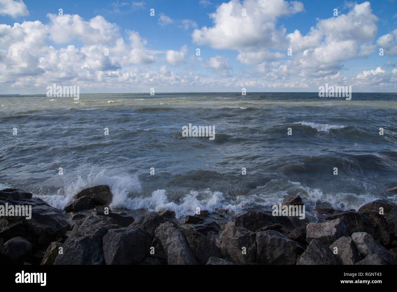 Lake Erie Ontario Canada Stock Photo - Alamy