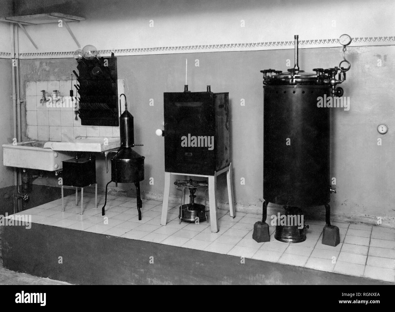 Europe, Italy, Calabria, oppidum mamertina, radiological laboratory ...