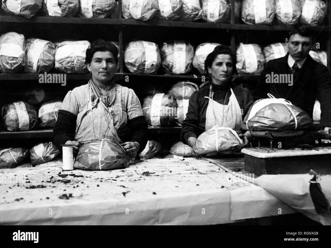 Loaves bread on white Black and White Stock Photos & Images - Alamy