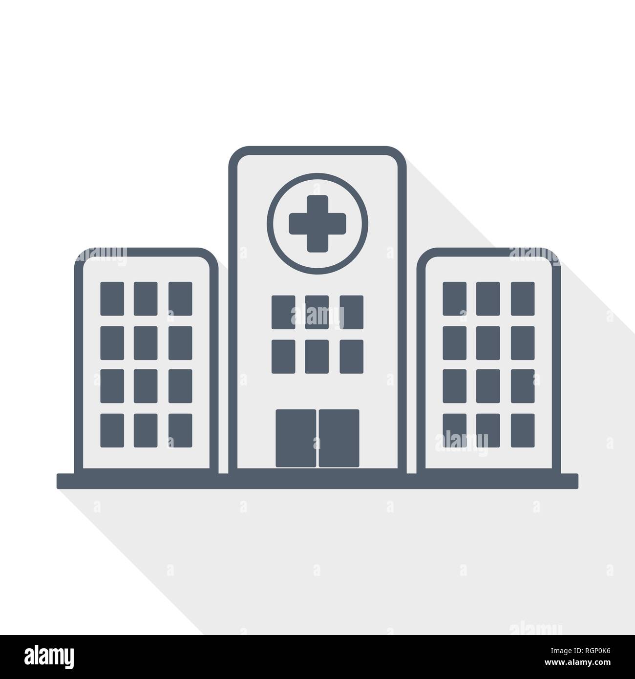 Hospital Building Vector