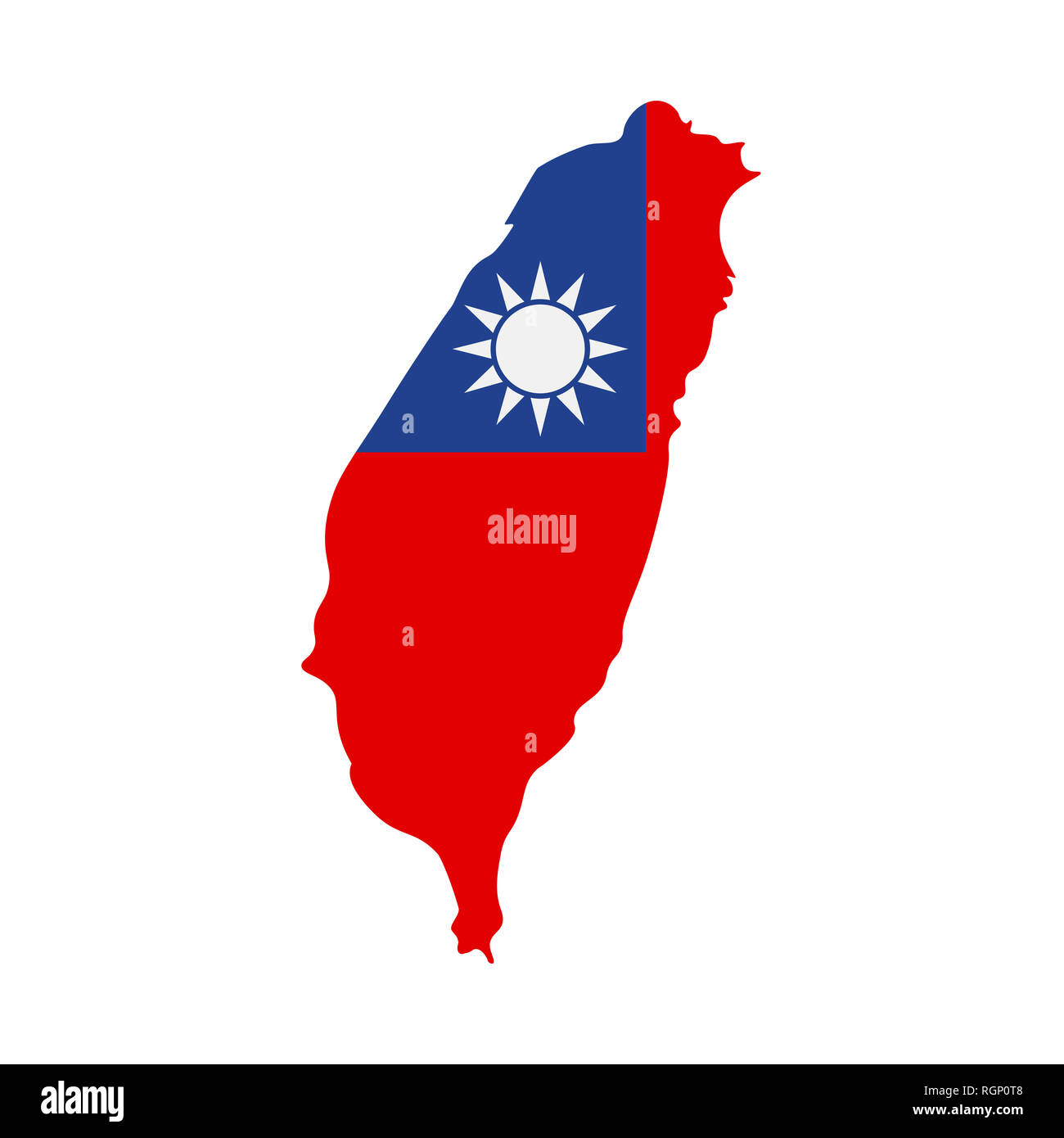 Map of taiwan hi-res stock photography and images - Alamy