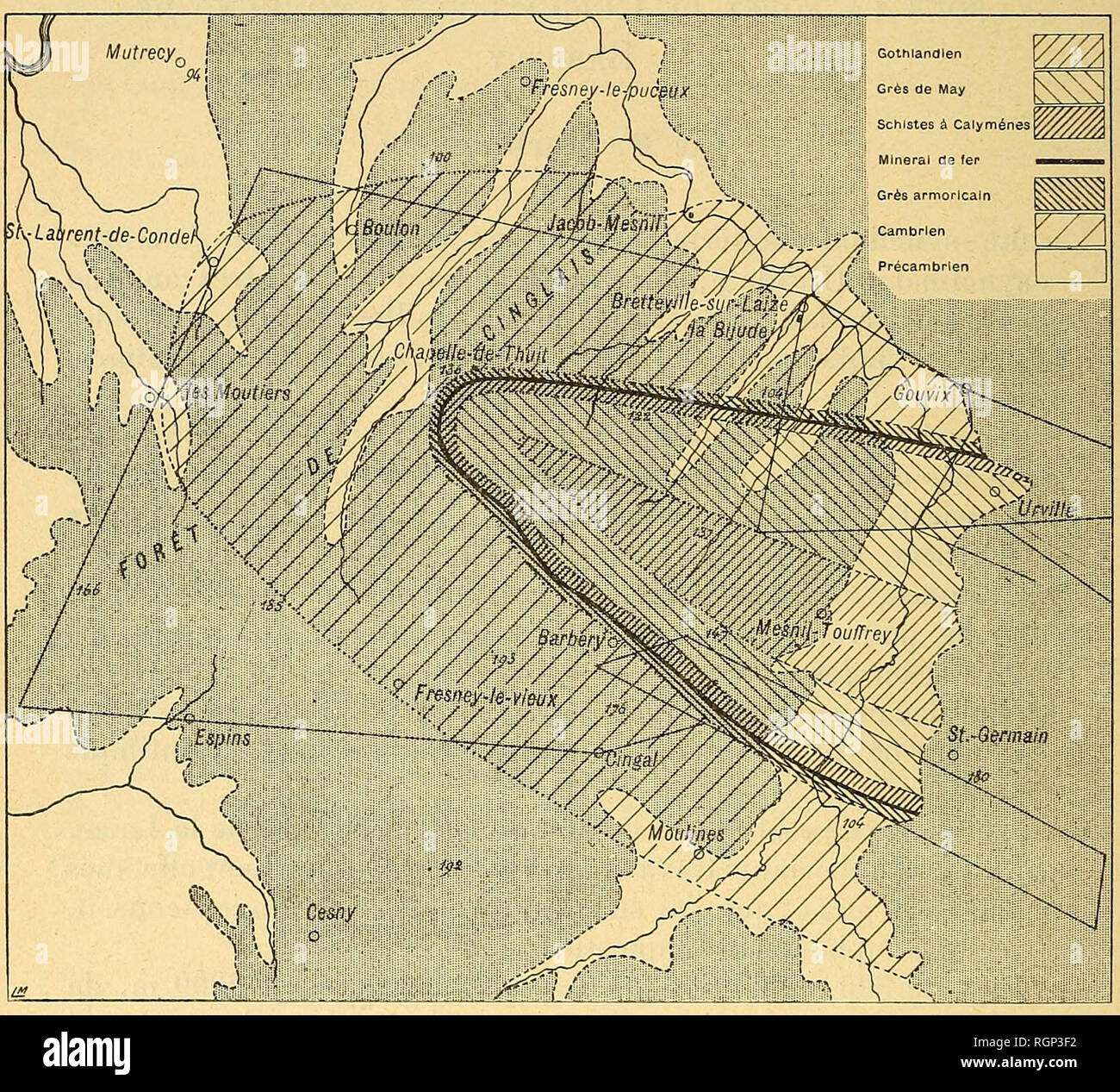 . Bulletin de la Société géologique de France. Geology. 442 F. KERFORNE ...