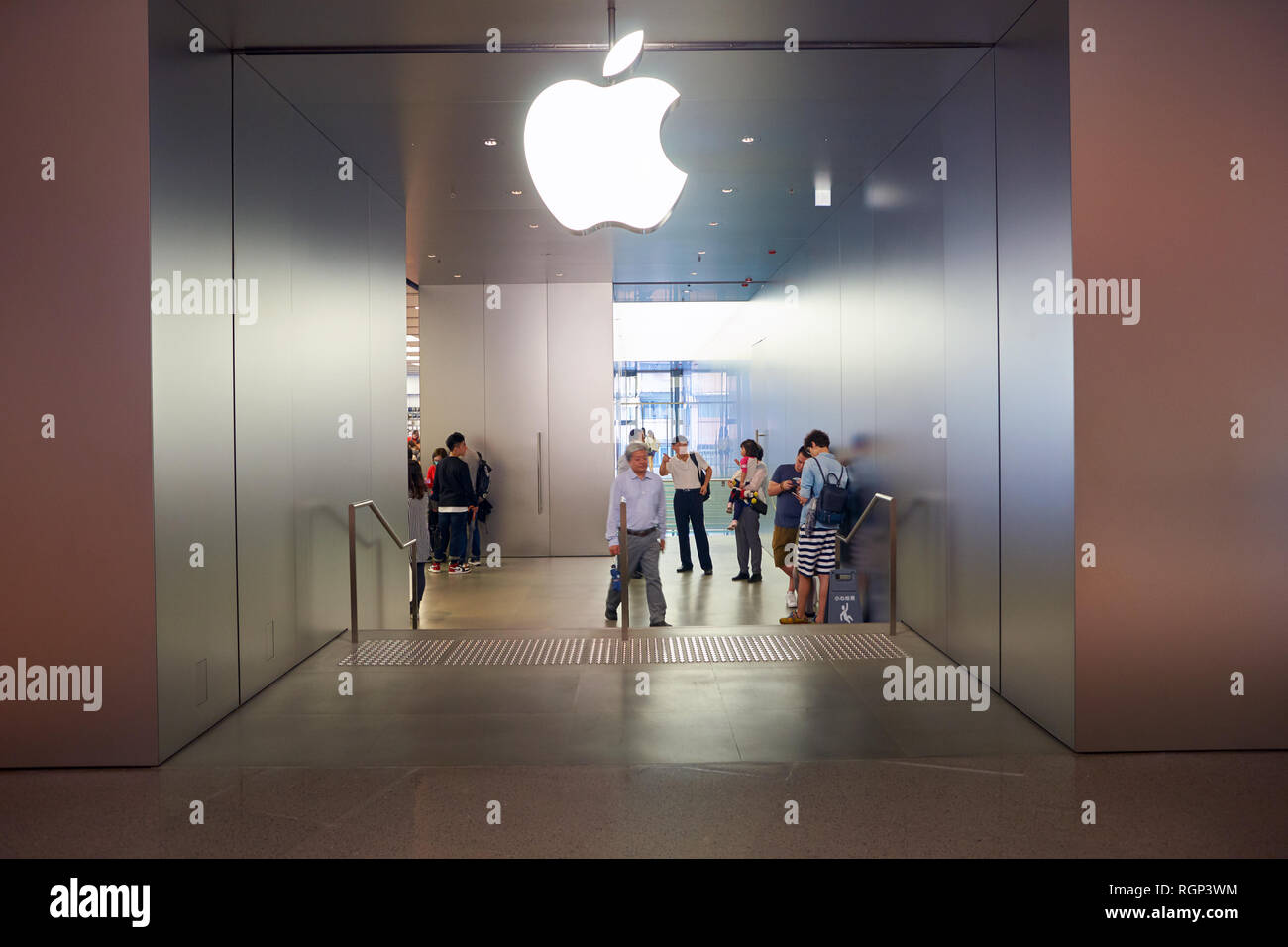 HONG KONG - CIRCA NOVEMBER, 2016: Apple store. Apple is an American ...