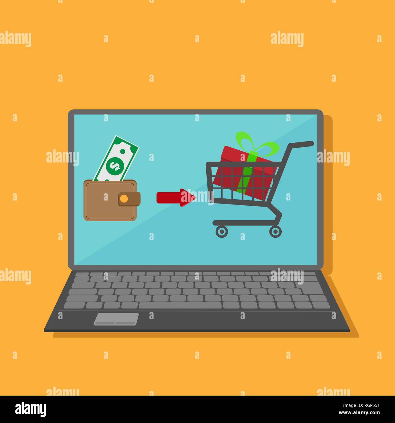 Remote purchase Stock Vector Images - Alamy
