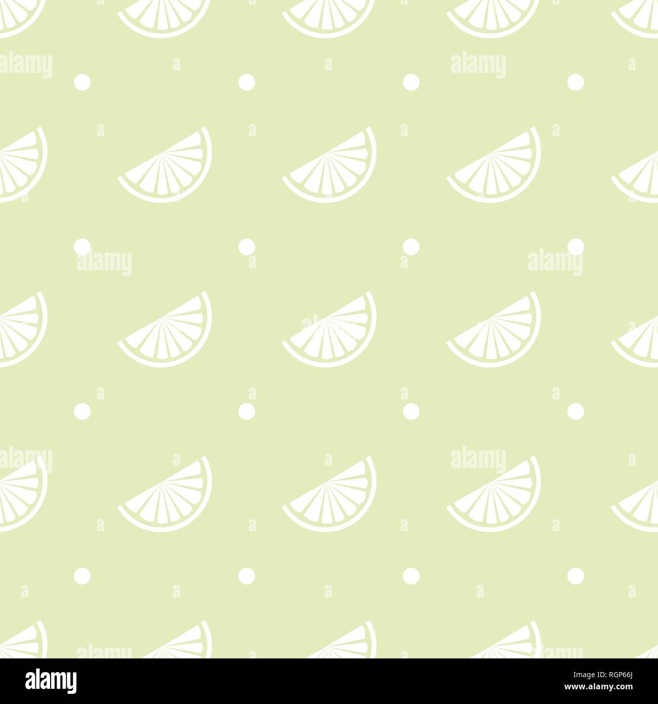 Monochrome Citrus Slices vector illustration background.Seamless ...