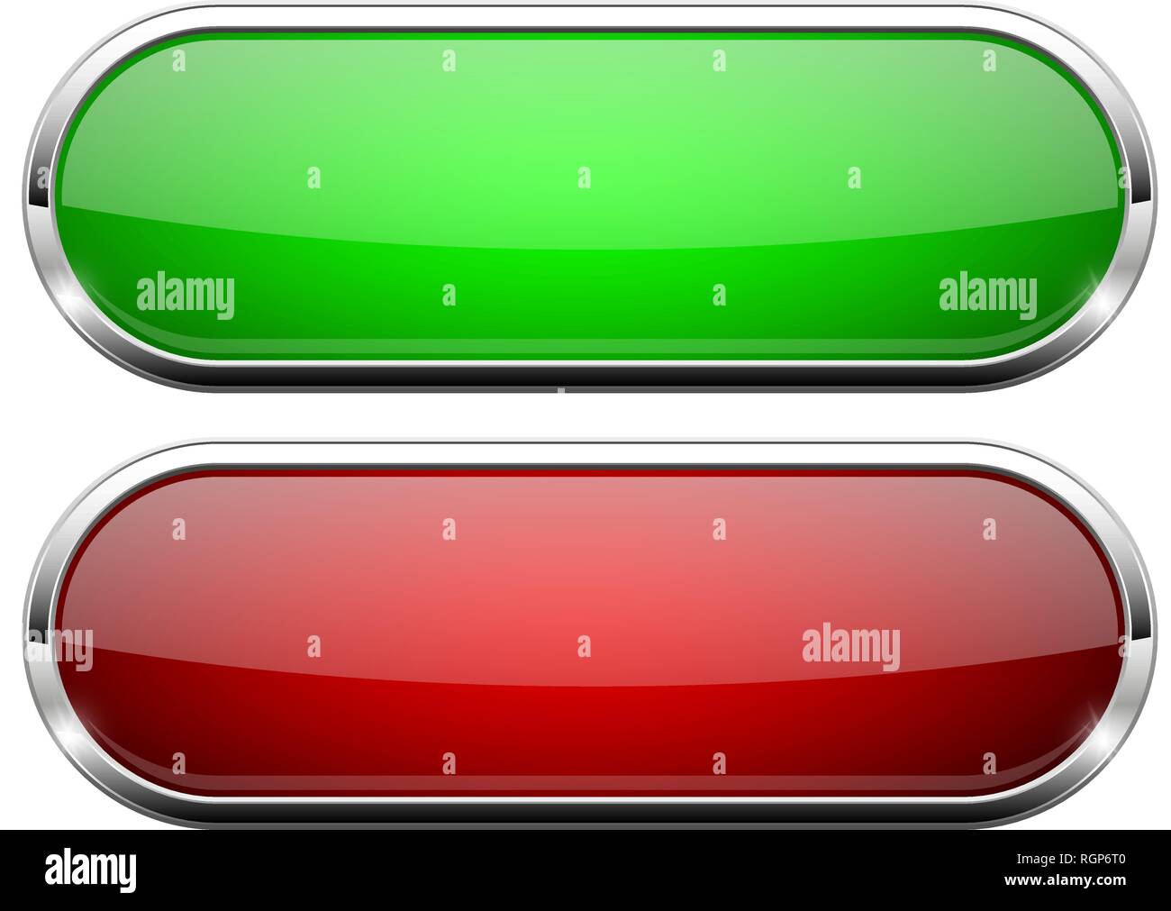 Oval green button hi-res stock photography and images - Alamy