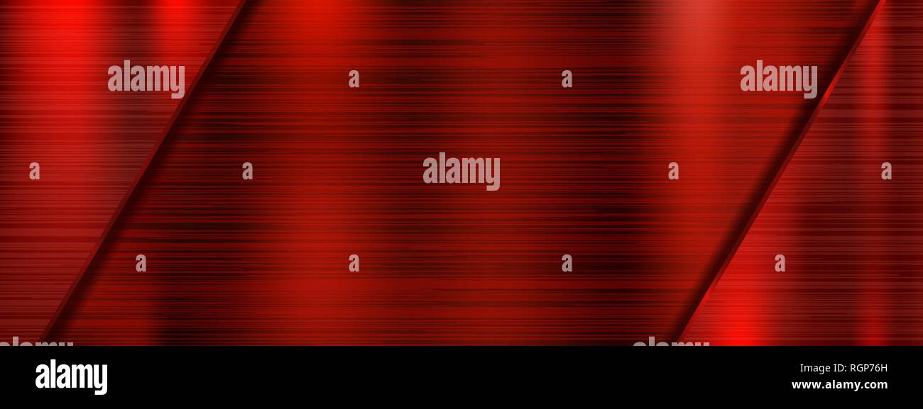 Red scratched metal background Stock Vector Image & Art - Alamy
