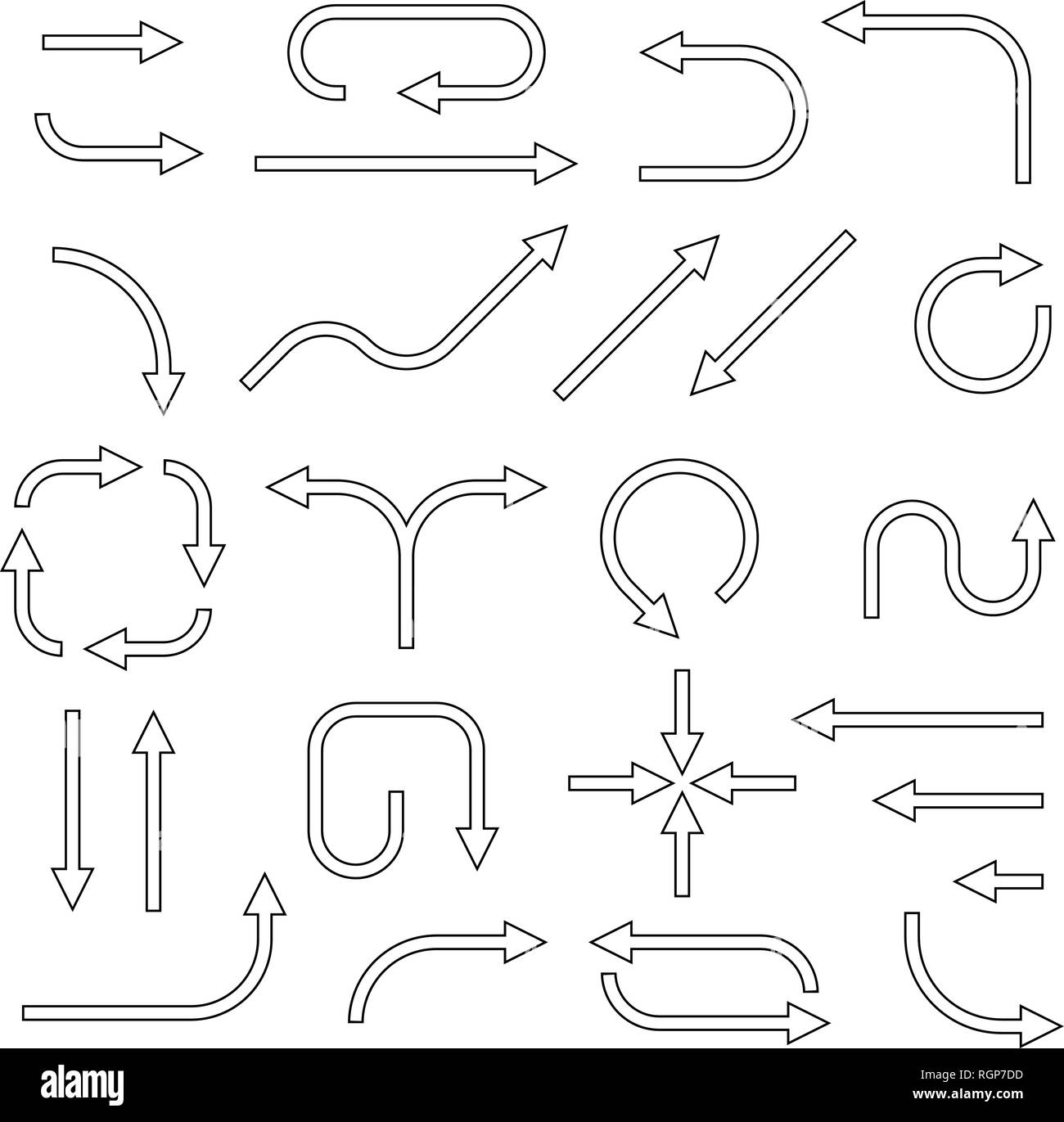 Flat outline Stock Vector Images - Alamy