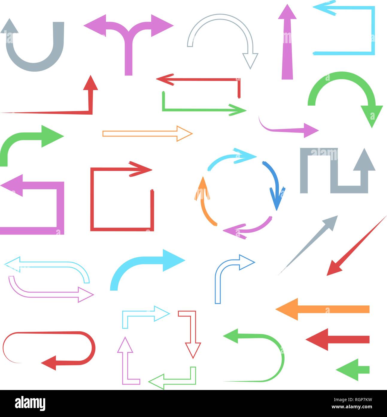 Colored paper circular Stock Vector Images - Alamy