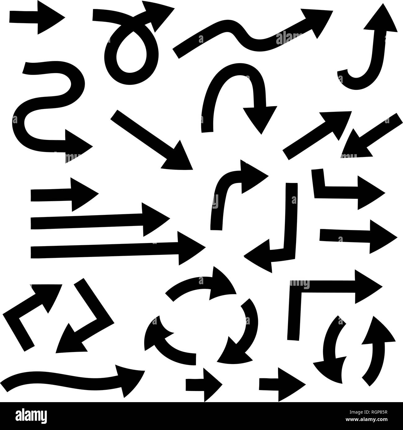 Arrows abstract bold Stock Vector Images - Alamy