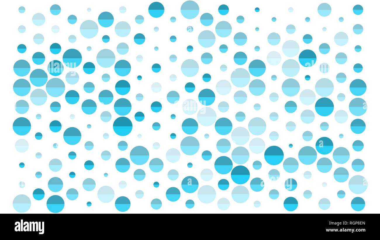 Abstract backgrounds with blue circles random size and transparency ...