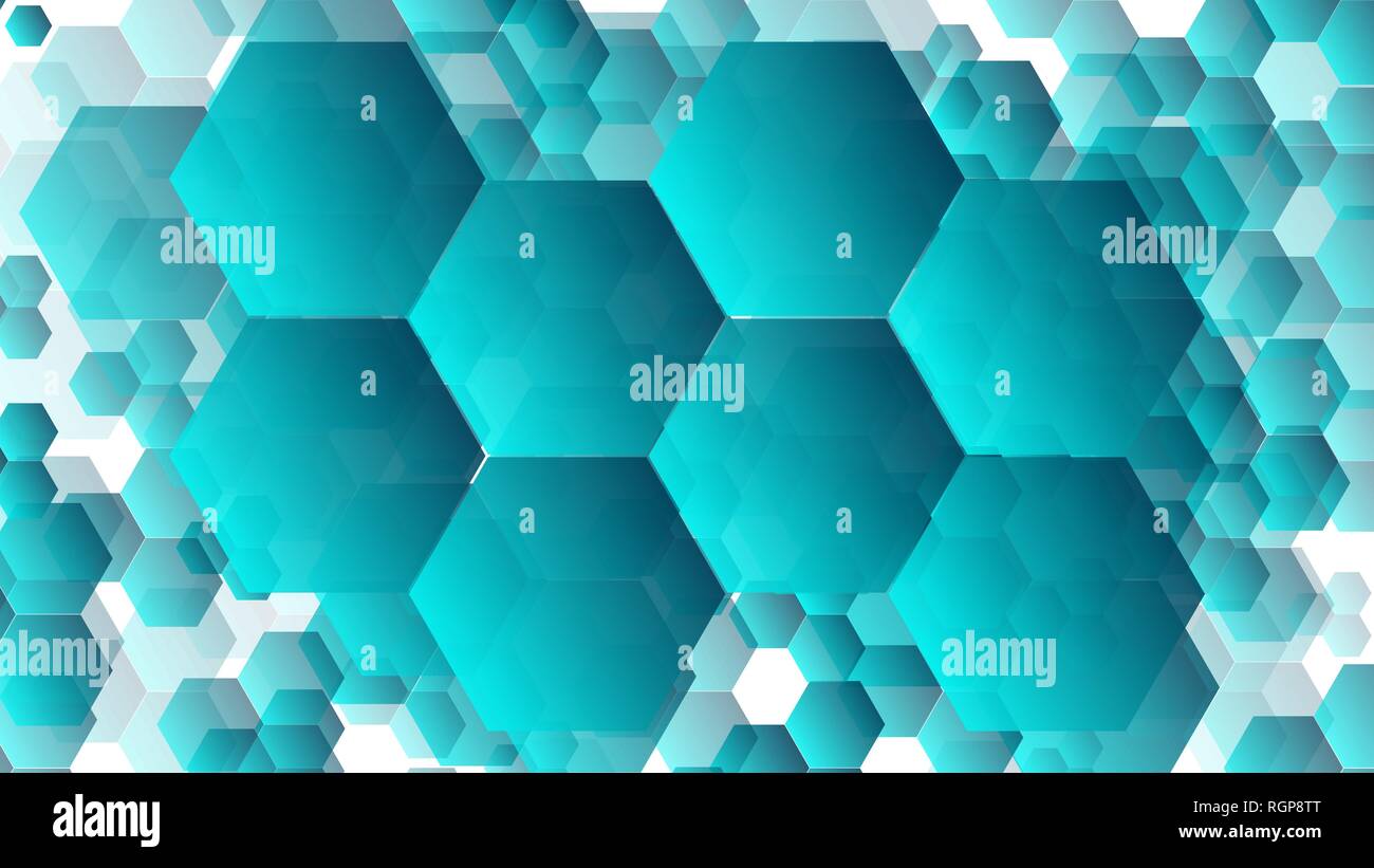Gradient hexagonal Stock Vector Images - Alamy