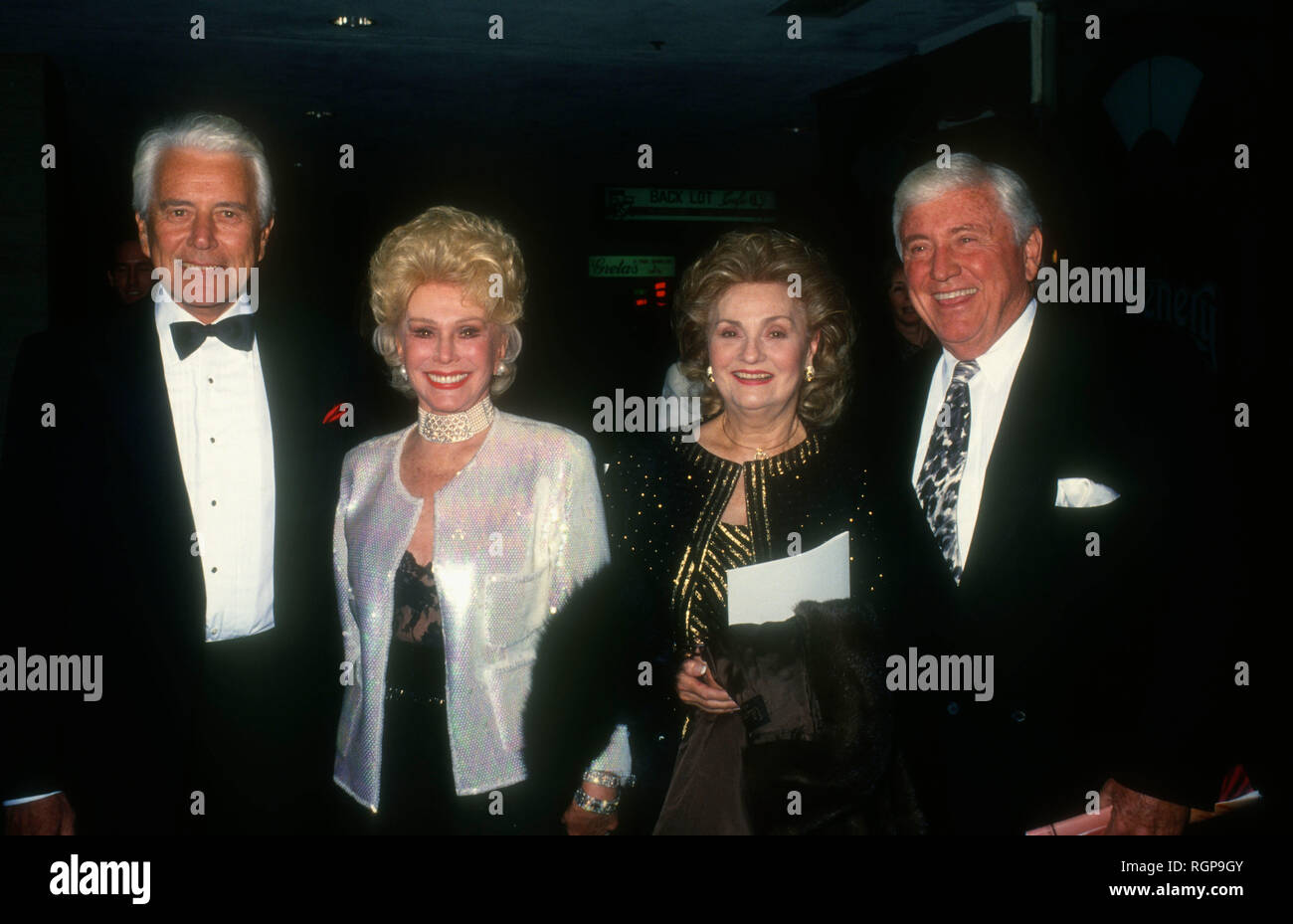 CENTURY CITY, CA - NOVEMBER 30: Actor John Forsythe, actress Eva Gabor ...