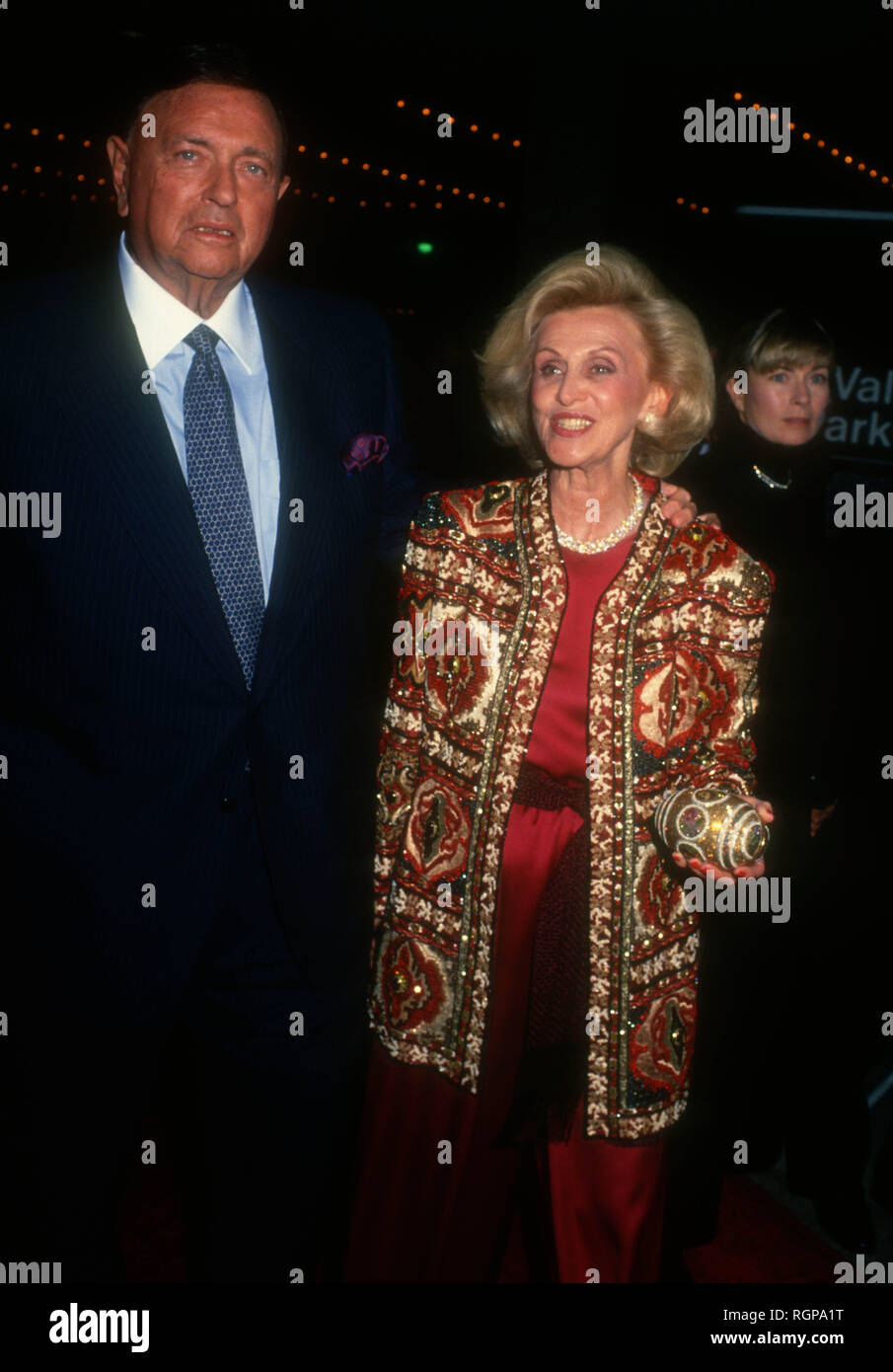 CENTURY CITY, CA - NOVEMBER 30: Industrialist Marvin Davis and wife ...
