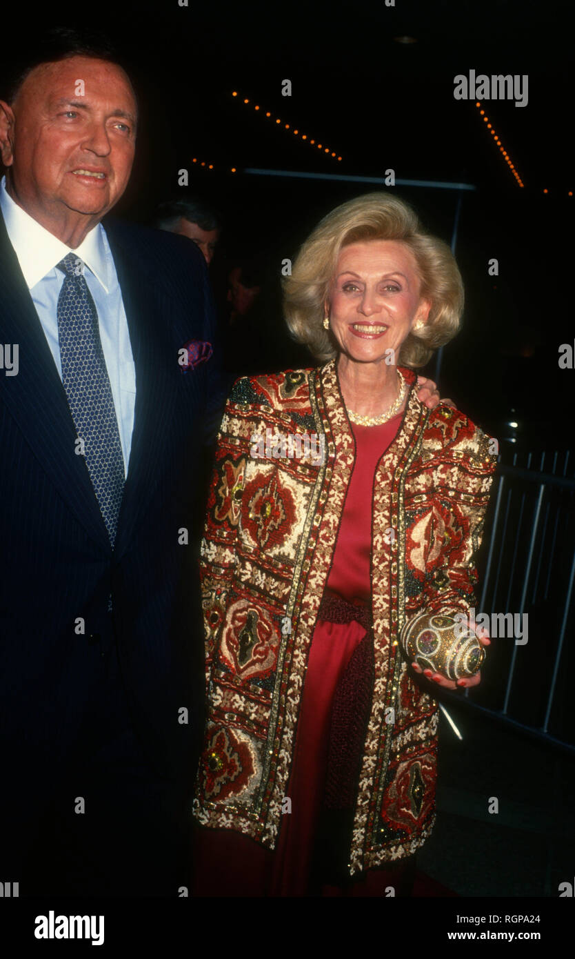 CENTURY CITY, CA - NOVEMBER 30: Industrialist Marvin Davis and wife ...