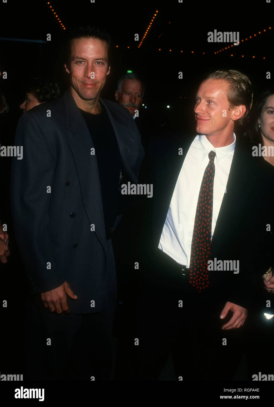 CENTURY CITY, CA - NOVEMBER 30: Actor Scott Plank and actor Kris Kamm ...