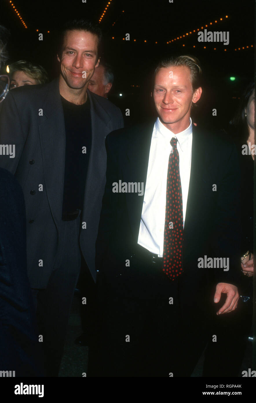 CENTURY CITY, CA - NOVEMBER 30: Actor Scott Plank and actor Kris Kamm ...