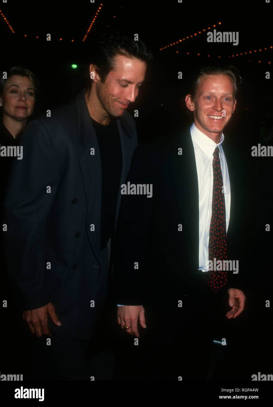 CENTURY CITY, CA - NOVEMBER 30: Actor Scott Plank and actor Kris Kamm ...