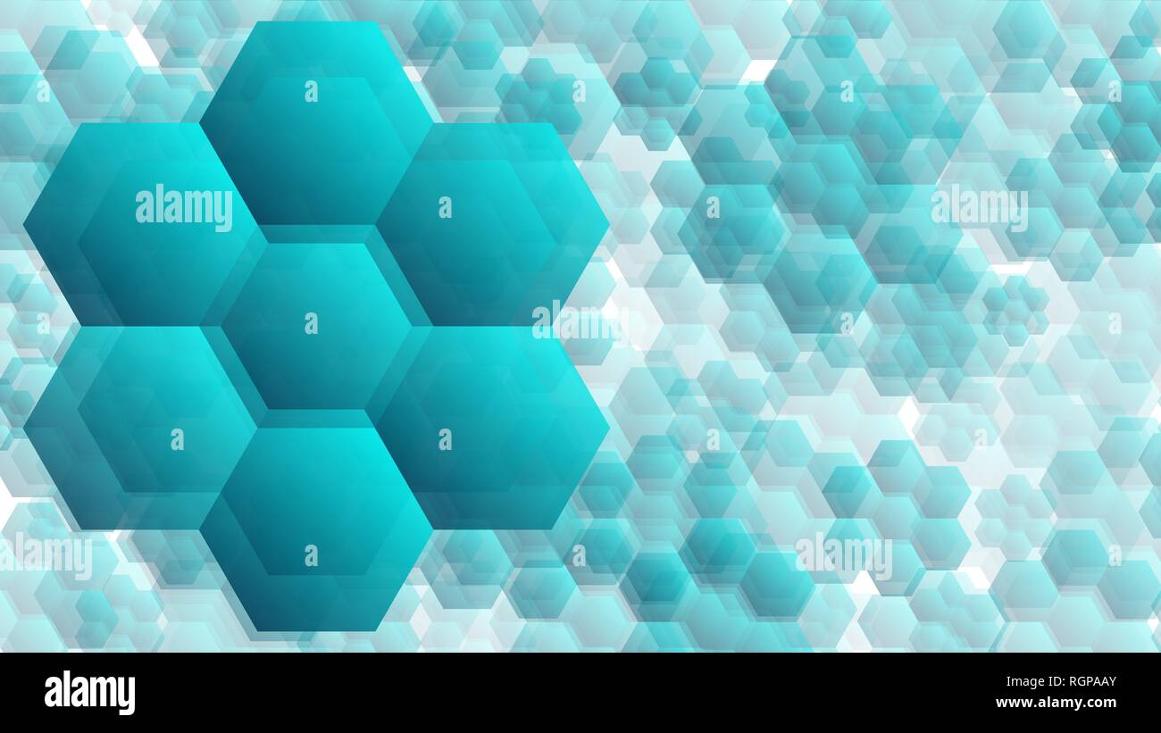Transparent hexagonal shapes technology background concept Stock Vector ...