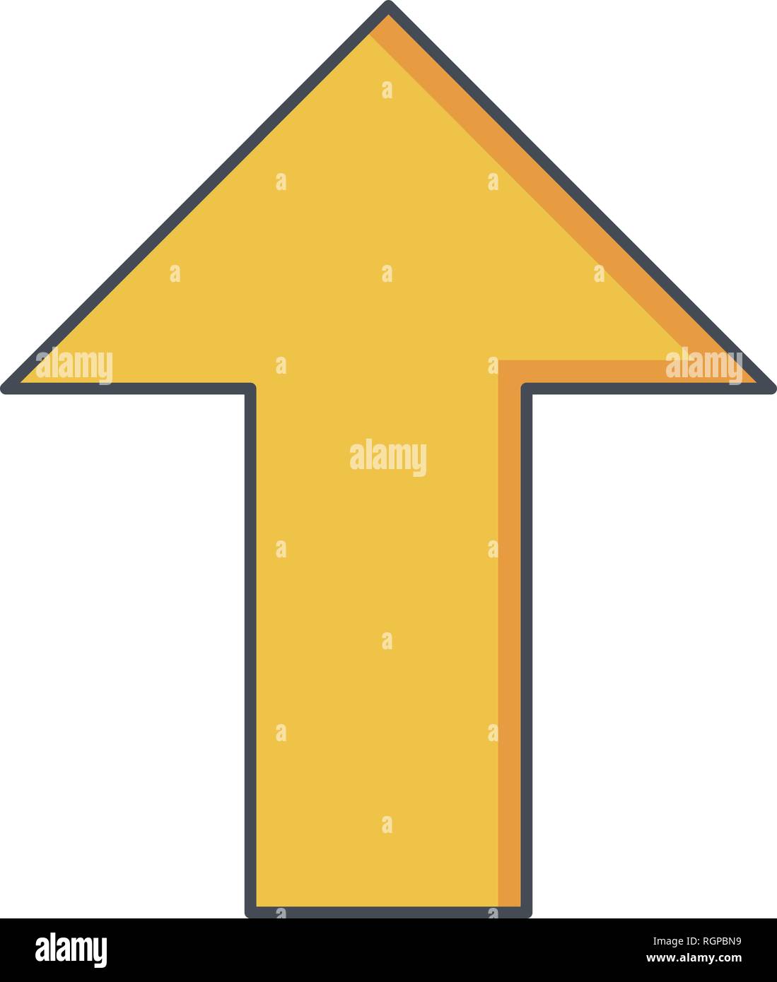 Up Vector Icon Sign Icon Vector Illustration For Personal And ...