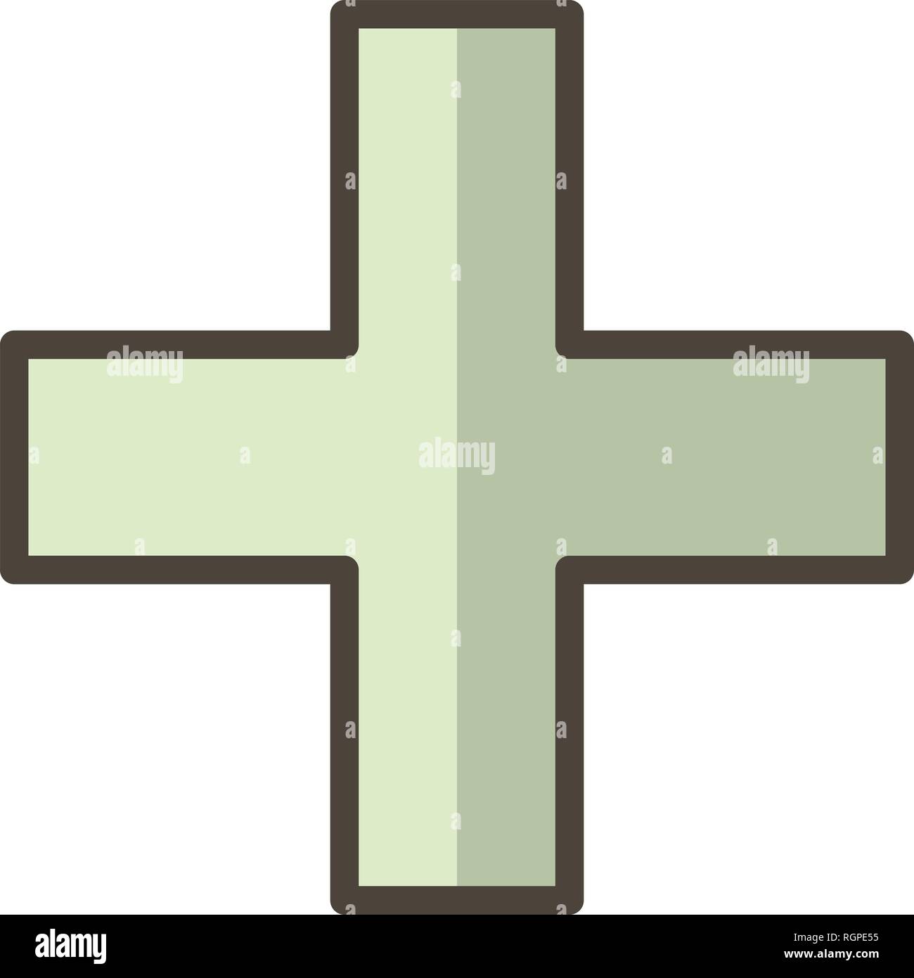 Plus Vector Icon Sign Icon Vector Illustration For Personal And ...