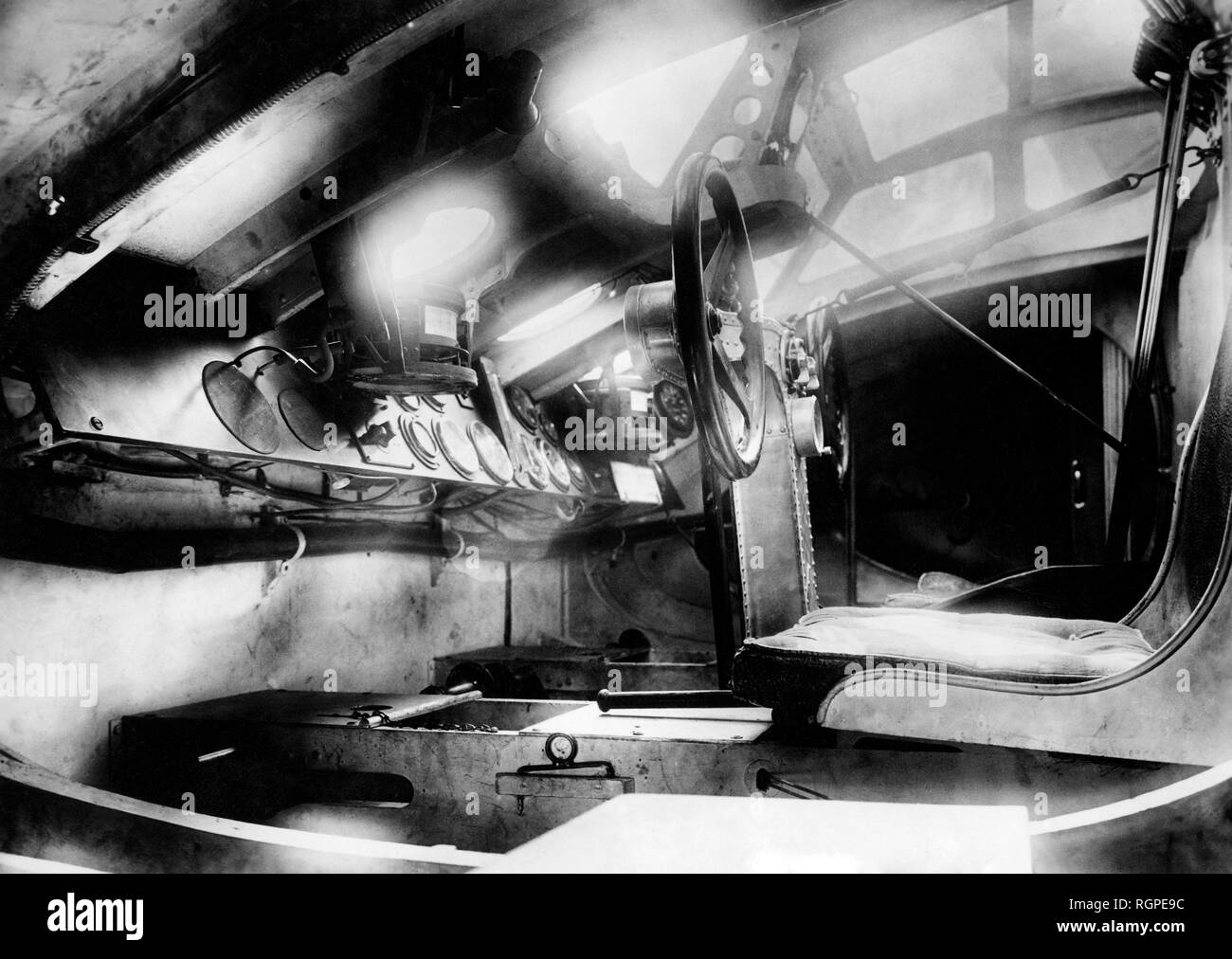 cockpit of the transatlaincic plane, 1933 Stock Photo - Alamy
