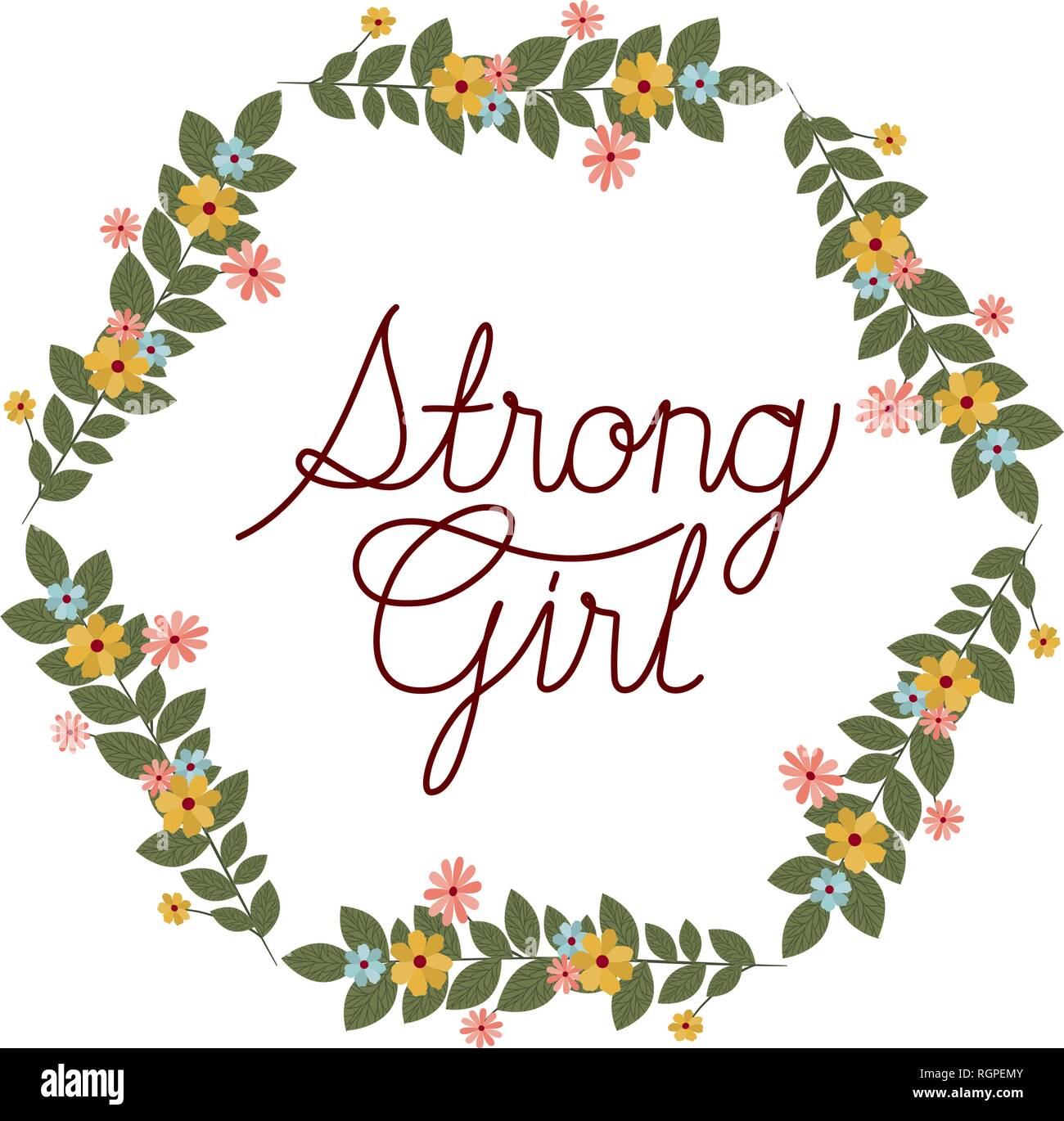 Strong girl feminist Cut Out Stock Images & Pictures - Alamy