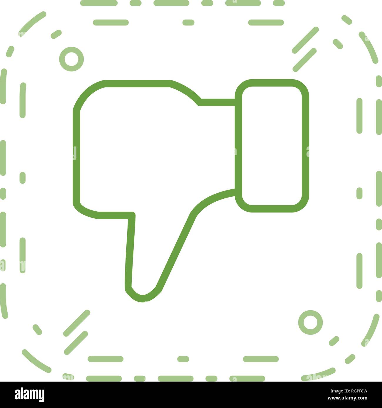 Dislike Vector Icon Sign Icon Vector Illustration For Personal And ...