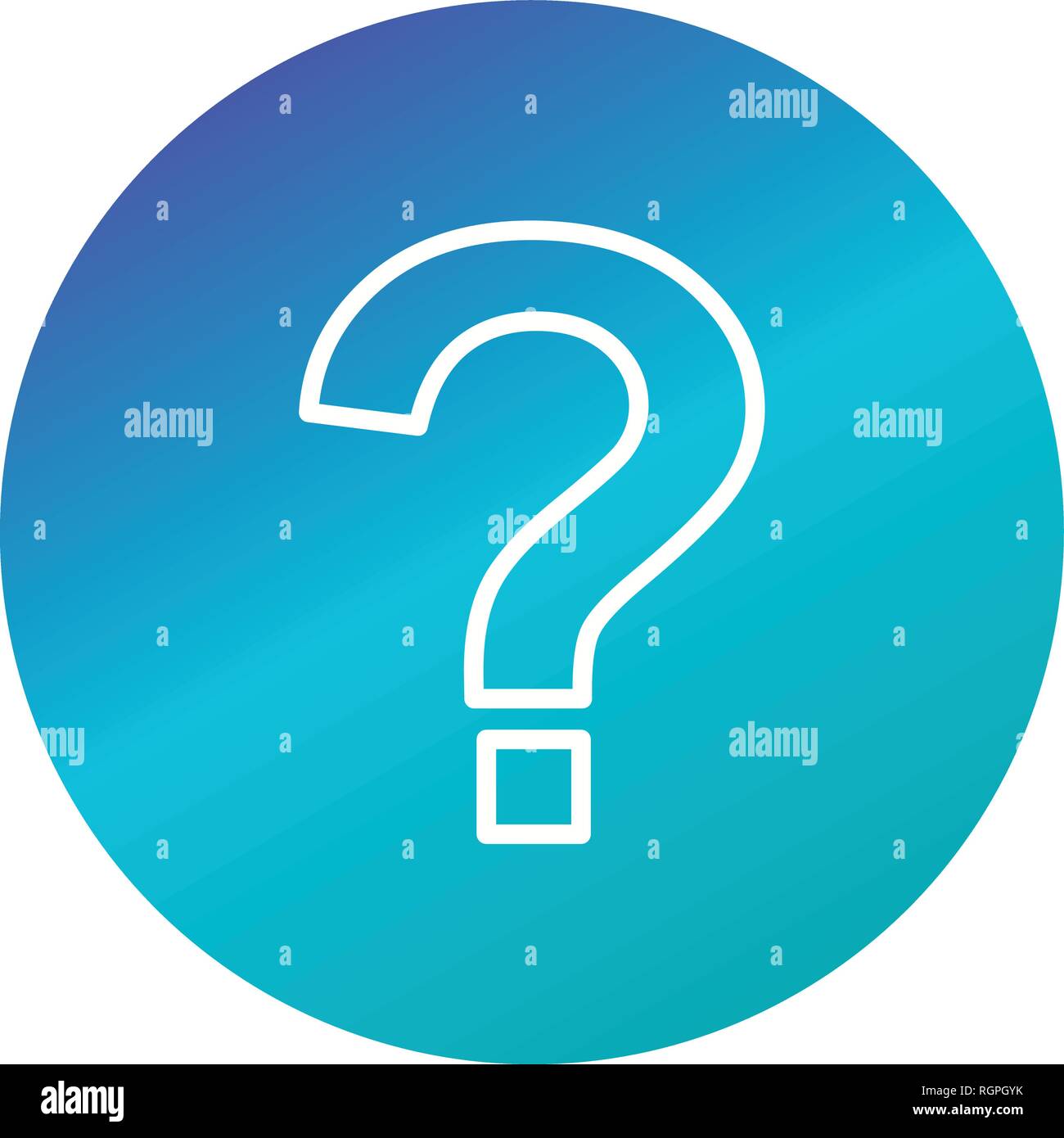 Question Mark Vector Icon Sign Icon Vector Illustration For Personal ...
