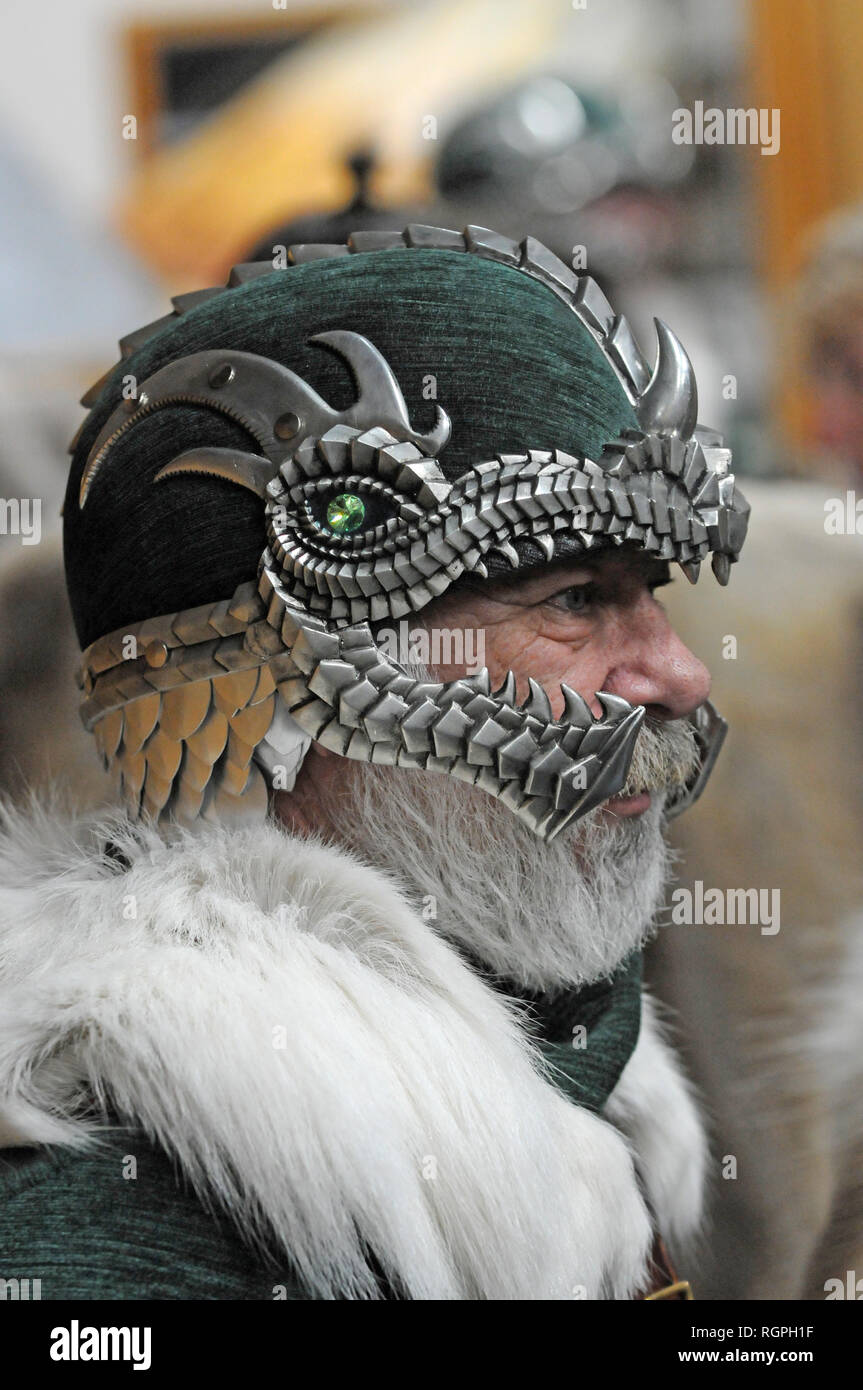 The 2019 Up Helly Aa fire festival held in Lerwick Shetland in January ...
