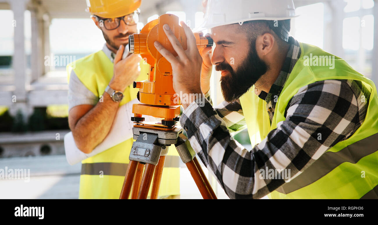 Team engineers working on hi-res stock photography and images - Alamy