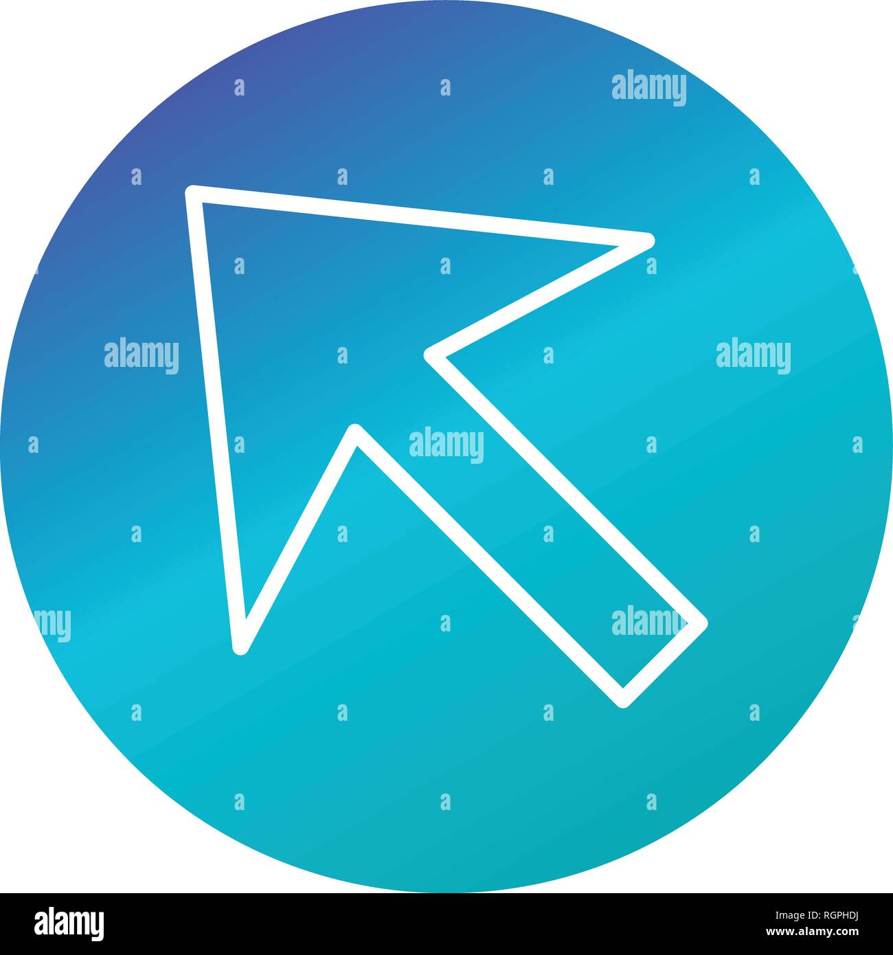 Cursor Vector Icon Sign Icon Vector Illustration For Personal And ...